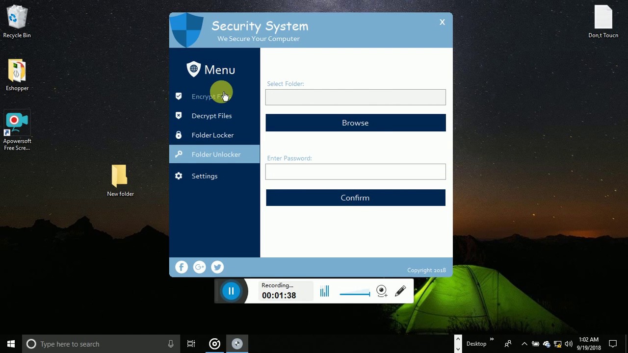 Security System In C# - YouTube