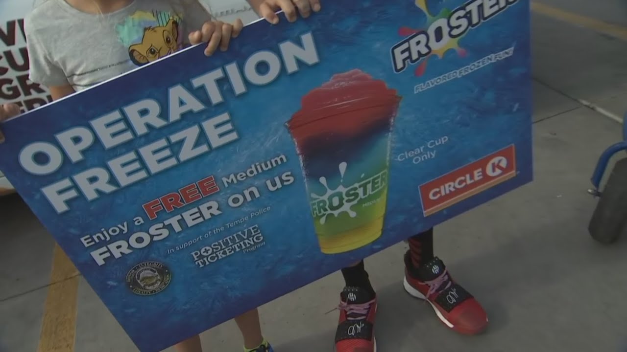 Tempe police kick off "Positive Ticketing Campaign" - YouTube