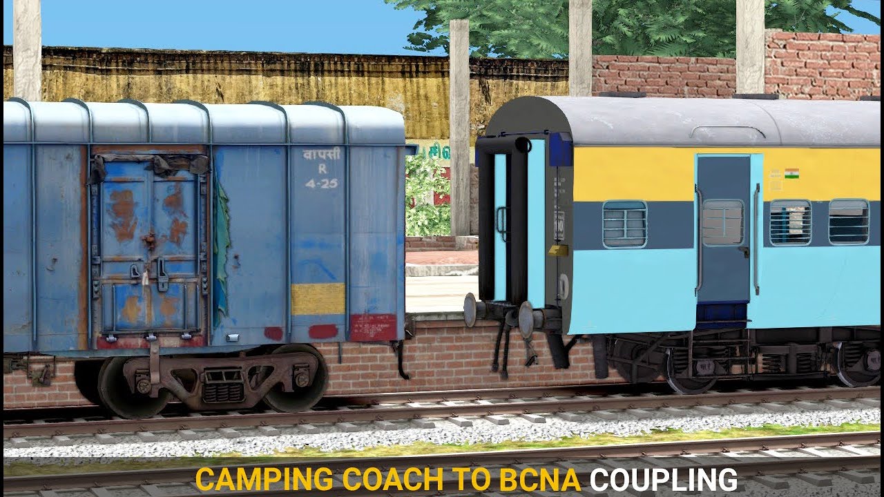 Camping Coach to BCNA Coupling | Train Simulator | Goods Coupling ...