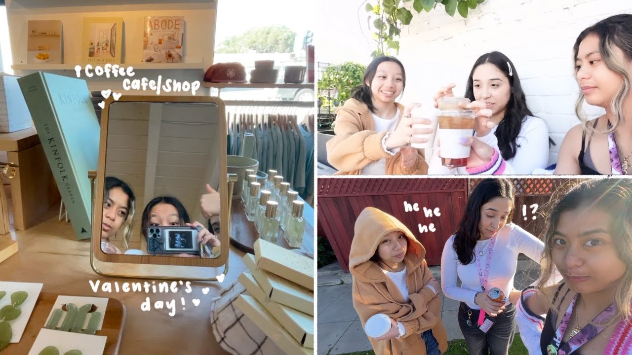 vlog | valentine's day with army besties: aesthetic cafe, mini korean ...