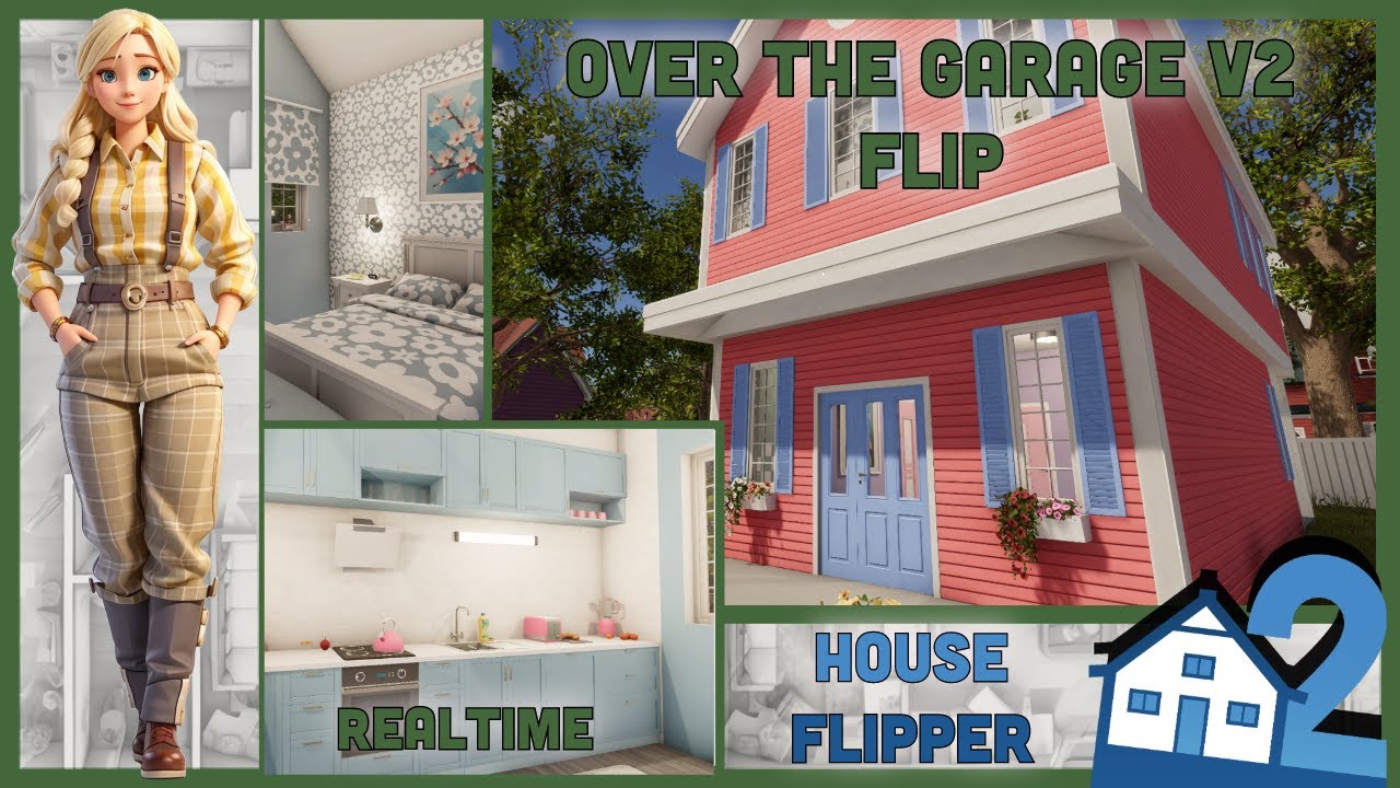 Over the Garage v2, Realtime, House Flip, House Flipper 2 - YouTube