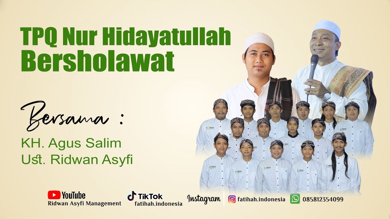 🔴 LIVE - TPQ NUR HIDAYATULLAH BESERTA MASYARAKAT KEDUNGBONDO BERSHOLAWAT BERSAMA UST. RIDWAN ...