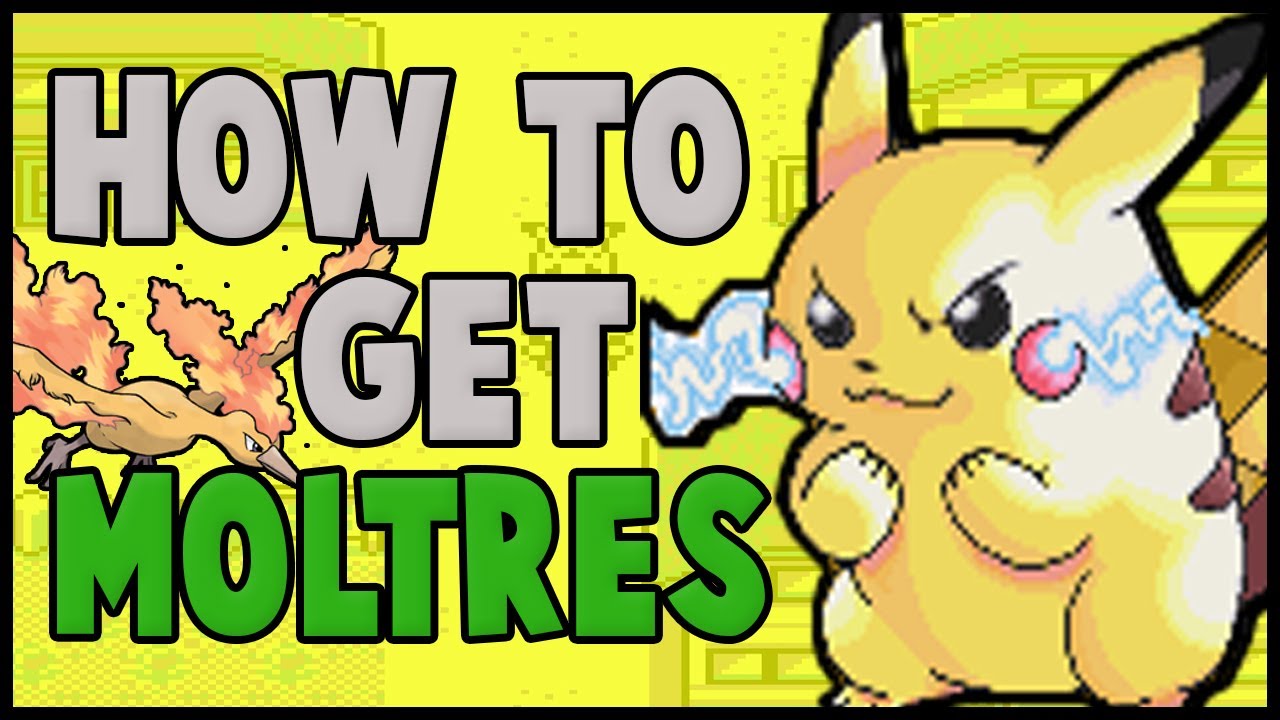 How to get Moltres on Pokemon Yellow - YouTube