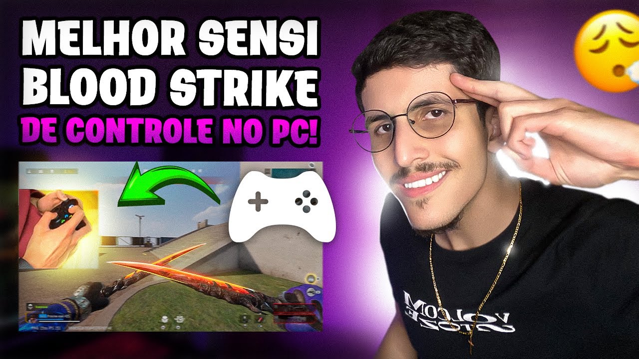 VEJA COMO JOGAR BLOOD STRIKE DE CONTROLE NO PC! (+MELHOR SENSI E ...
