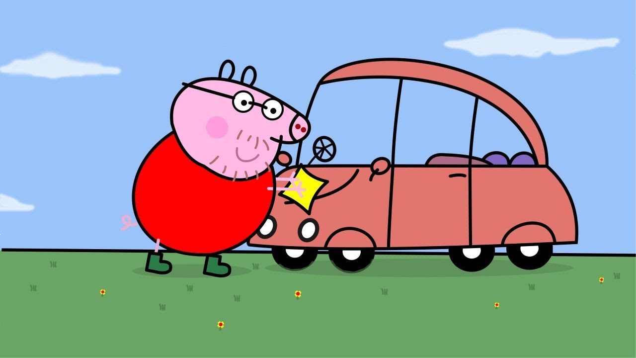 Peppa Pig - Washing Car With Daddy Pig | Peppa Pig Family Story ...