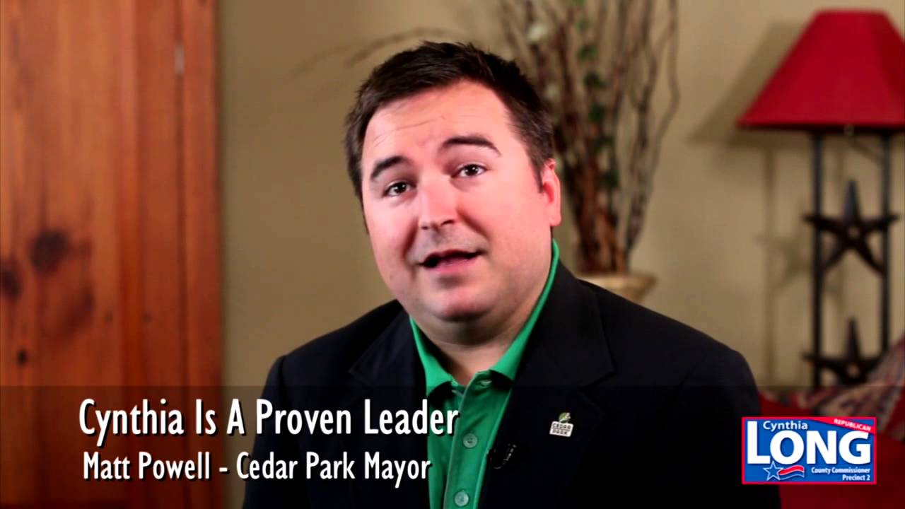 Mayor Matt Powell - Working with Commissioner Long - YouTube