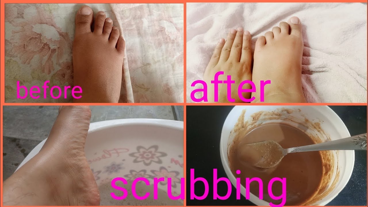 Hand&feet whitening brightening||very easy meni pedicure in 3 steps ...