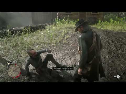 Spoiler warning if you haven't compled rdr2... John catches up to cleet ...