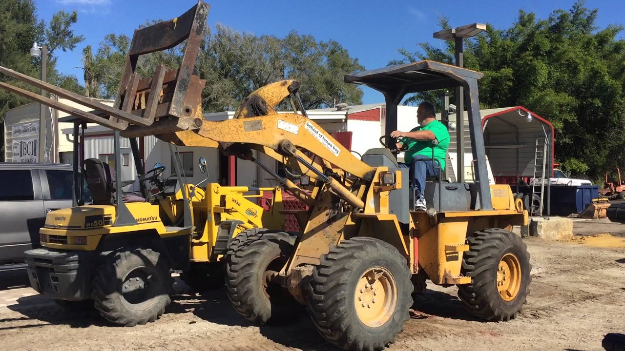 TCM E820 Wheel Loader for sale by Machinery Supply Inc. - YouTube