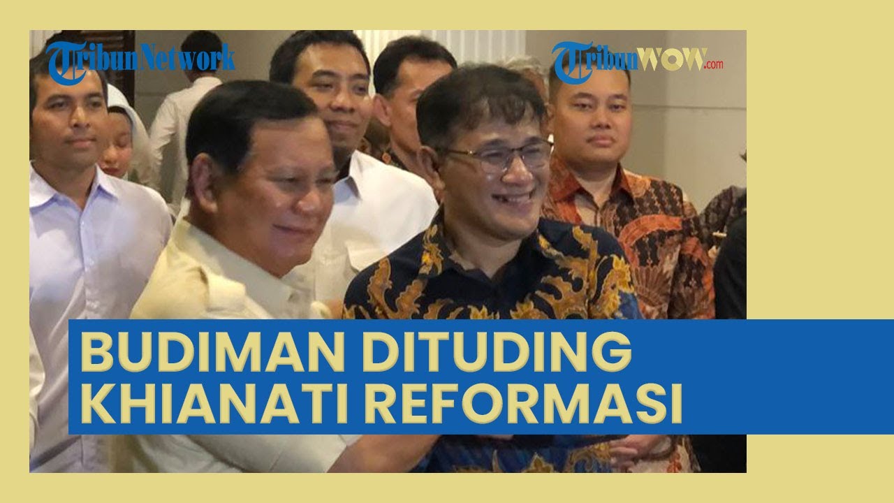 Budiman Sudjatmiko Dituding Khianati Reformasi, Tak Mau Lakukan Peran ...