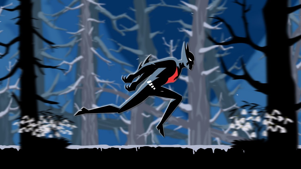 Batman Beyond Runs Naruto Style: Epic Animated Adventure - YouTube