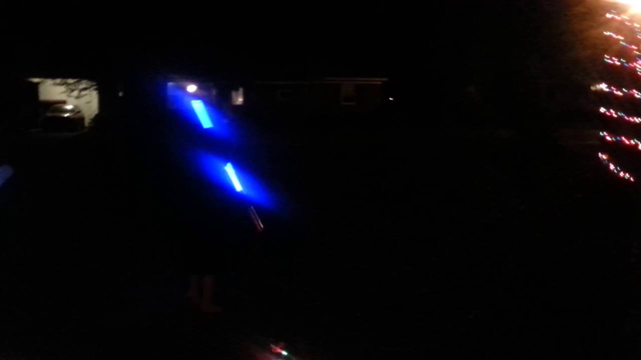 Daniel Zane Bryce light saber fun 2015 - YouTube
