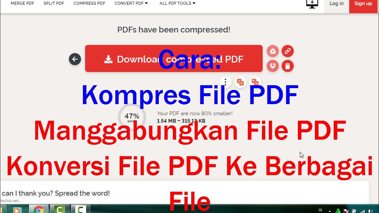 Cara: Kompres File PDF, Manggabungkan File PDF , dan Konversi File PDF ...