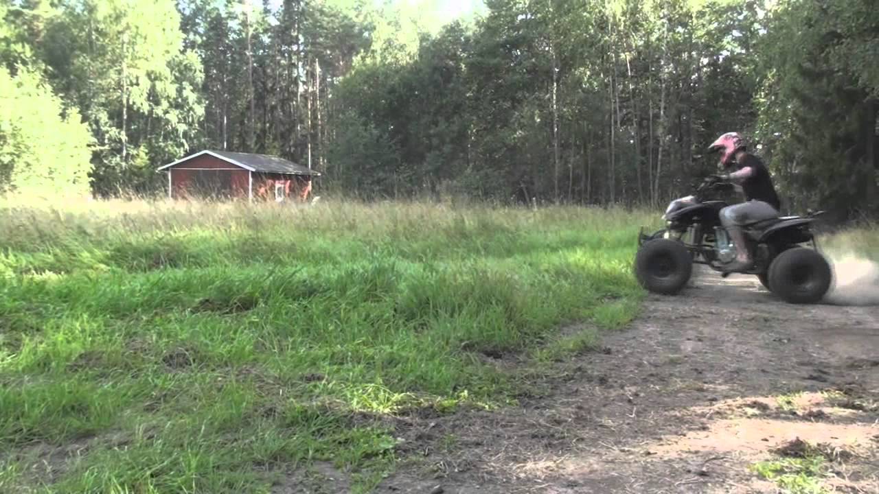 Doing Donuts with Bashan ATV BS250 S-11 [HD] - YouTube