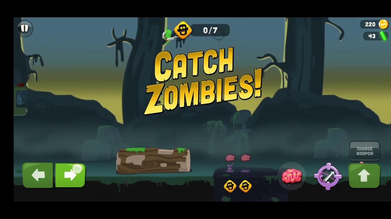 Zombies catch/ zombie's#gaming - YouTube