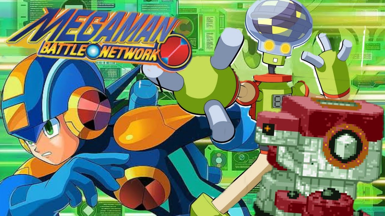 GBA MegaMan Battle Network | NumberMan.exe/StoneMan.exe - YouTube