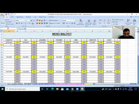 Ürün Maliyet Hesabı, Reçete ve İhtiyaç Planı