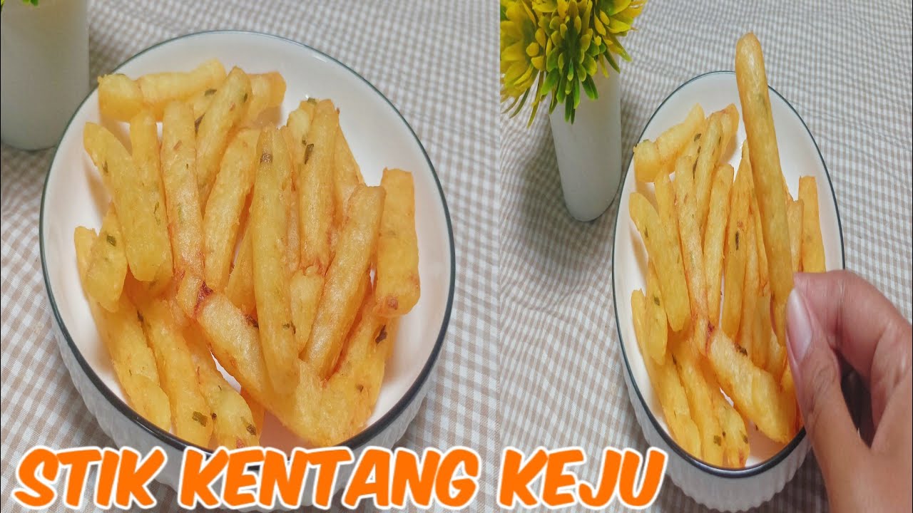STIK KENTANG KEJU RENYAH TAHAN LAMA || OLAHAN KENTANG KEKINIAN - YouTube