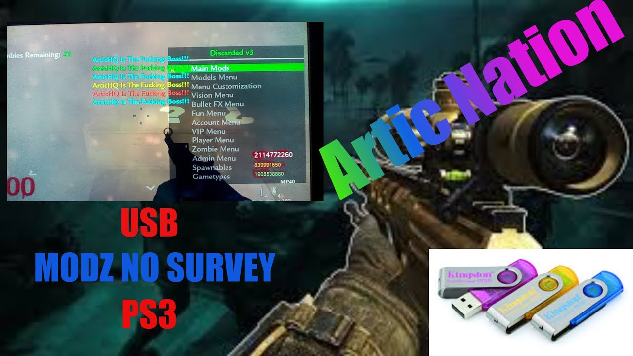 How to mod ps3 with usb 2015 - YouTube