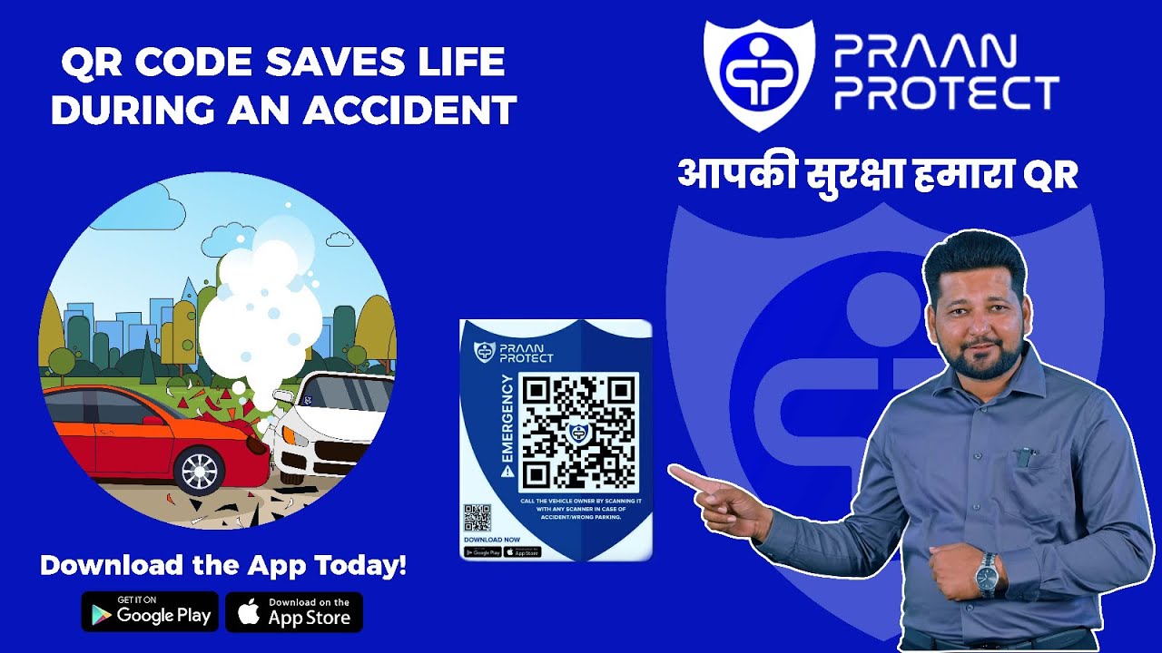 How Praan Protect's QR Code saves life during an accident | Praan ...