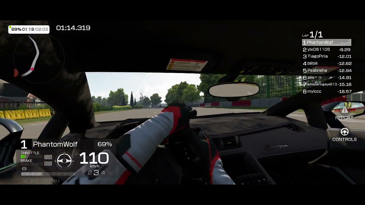 Racing Master | Lamborghini Aventador First Person View Racing - YouTube