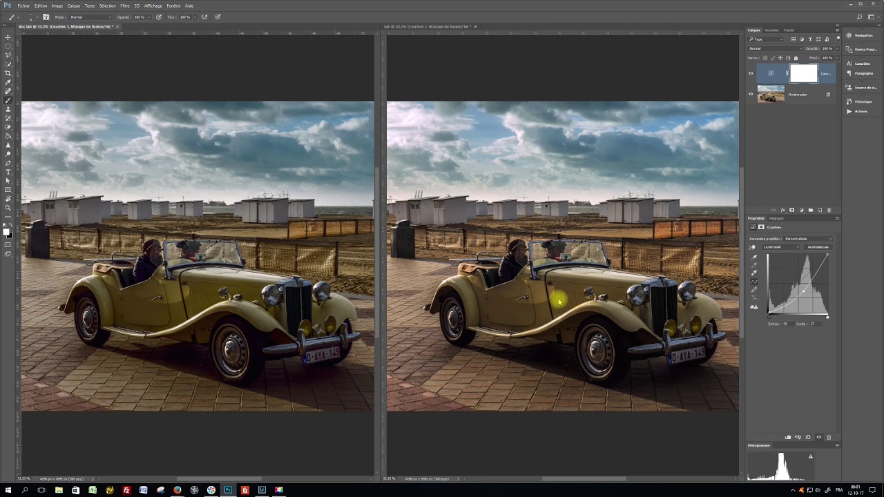 photoshop intéret du mode lab - YouTube