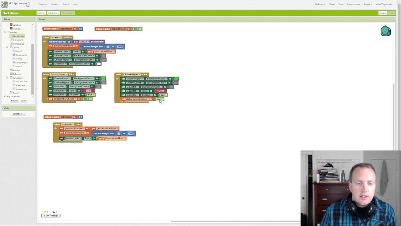 Higher or Lower Game - Go Button Introduction - YouTube