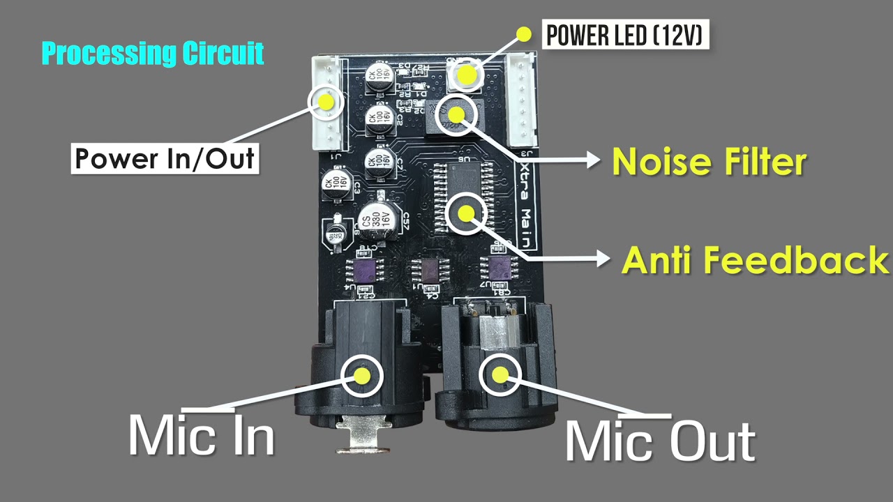 Officially opened to sell each separate circuit board, Anti-howling ...