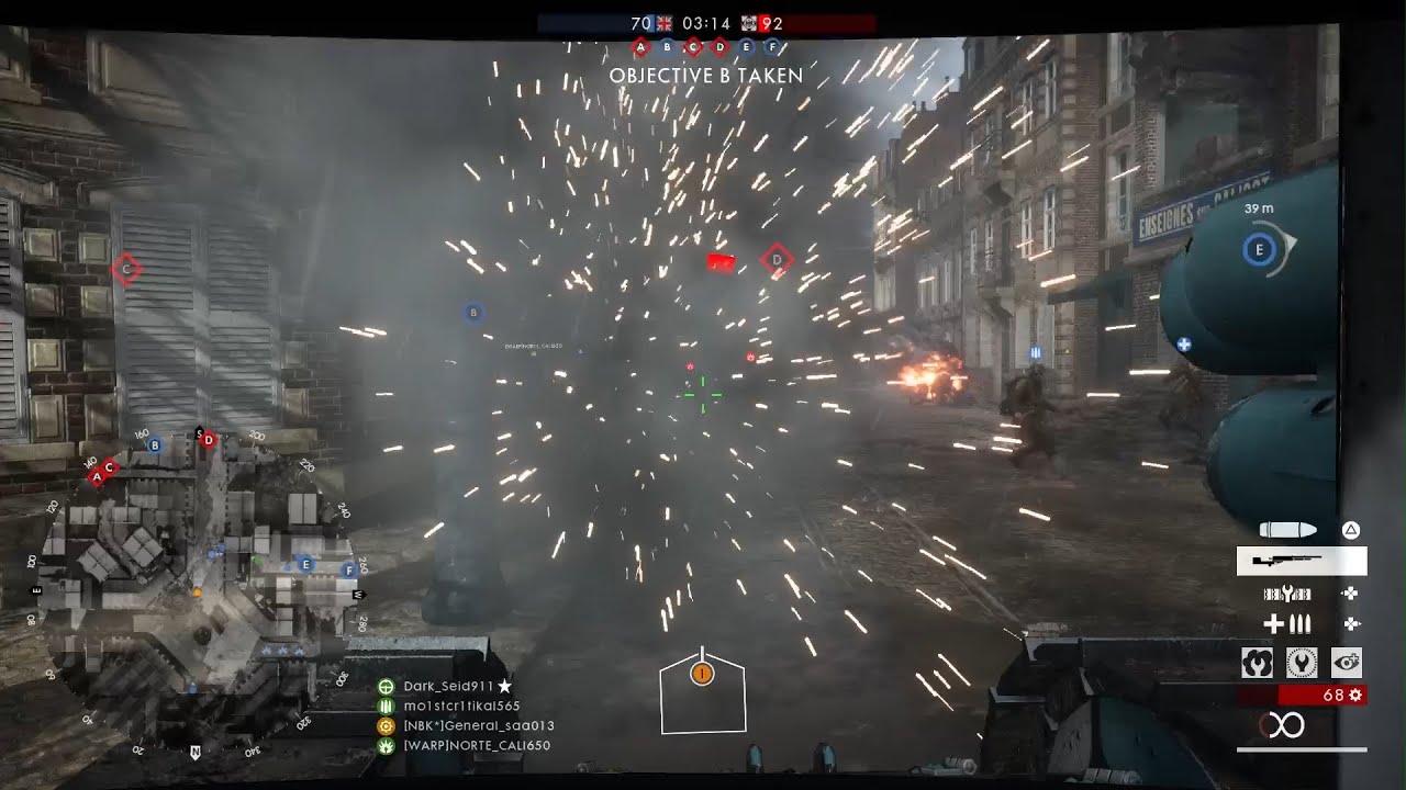 Battlefield 1 unbelievable Tank kill streak | 4K - YouTube