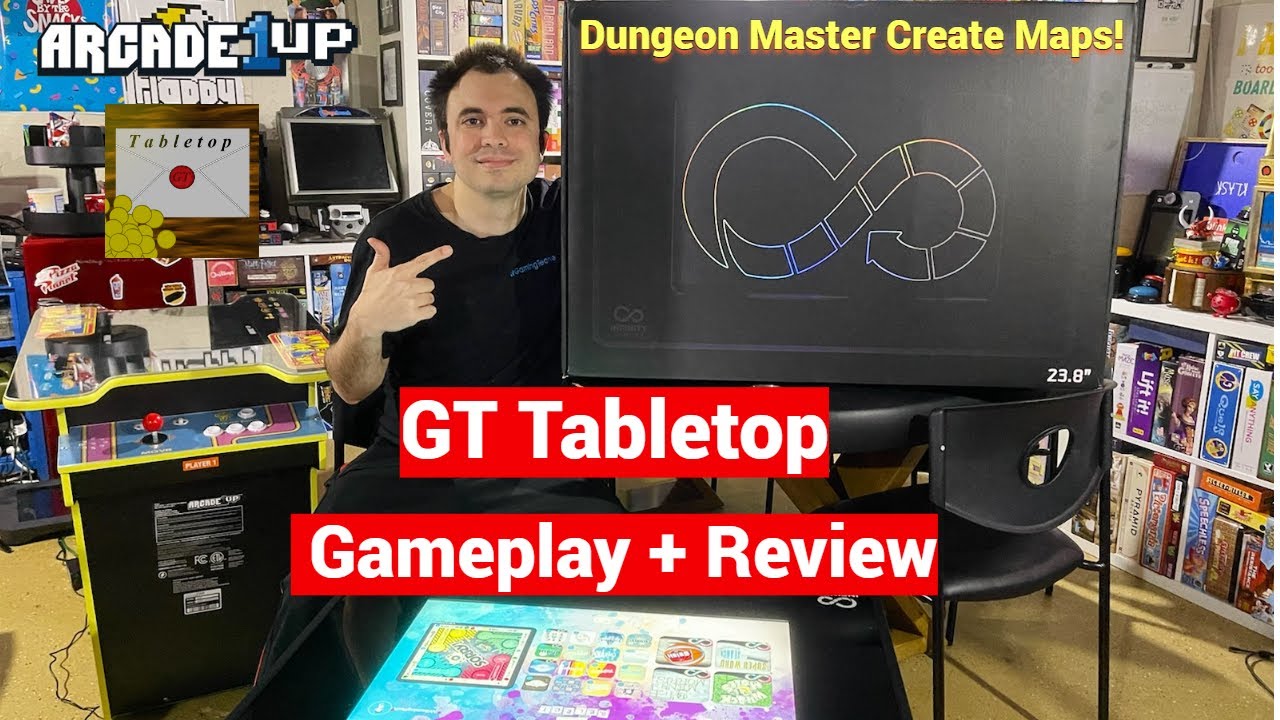 GT Tabletop Gameplay + Review on The Infinity Game Table Arcade1Up ...
