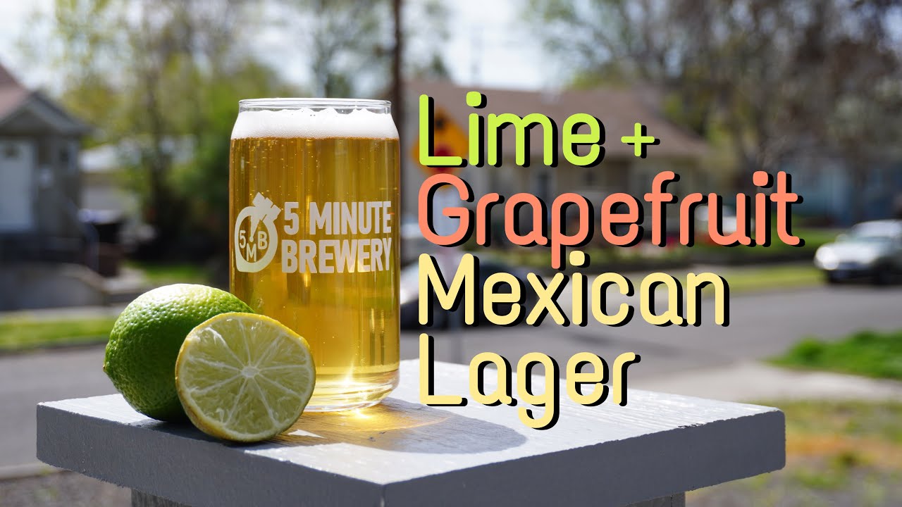 Brewing a Lime and Grapefruit Mexican Lager to celebrate Cinco de Mayo ...