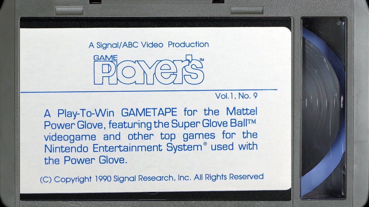Game Players Game Tape Vol. 1, No. 7 "A Boy and His Blob" :: VHS (1080p ...