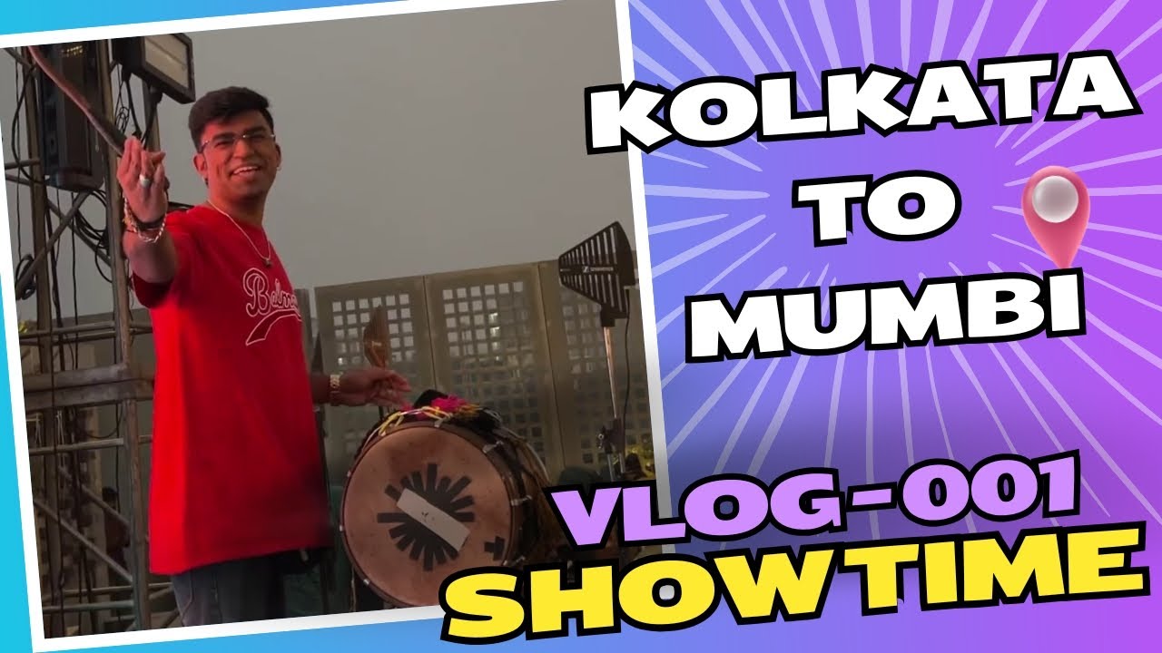 KOLKATA SE MUMBAI | Show With Dhwani | Vlog - 001 | Janny Dholi - YouTube