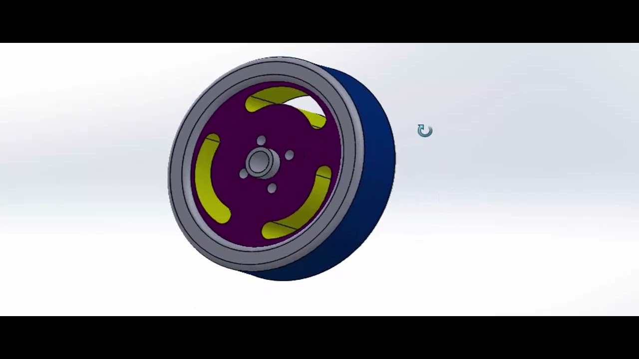 Solidwork Tutorial Flywheel - YouTube