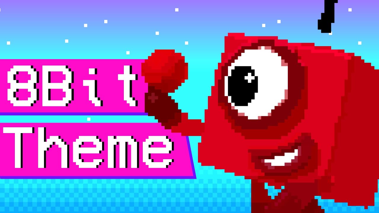 Numberblocks Intro Theme but 8Bit Chiptune Pixelated - YouTube
