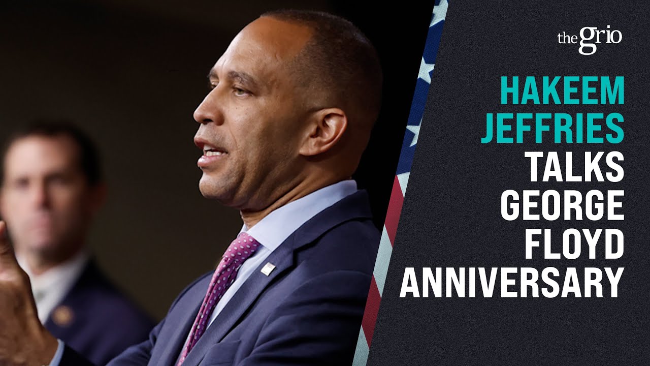 Hakeem Jeffries Talks George Floyd Anniversary - YouTube