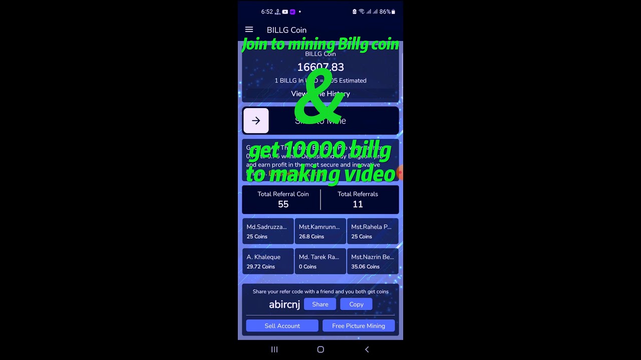 You can earn 10000 taka for making a video about Billg coin.... - YouTube