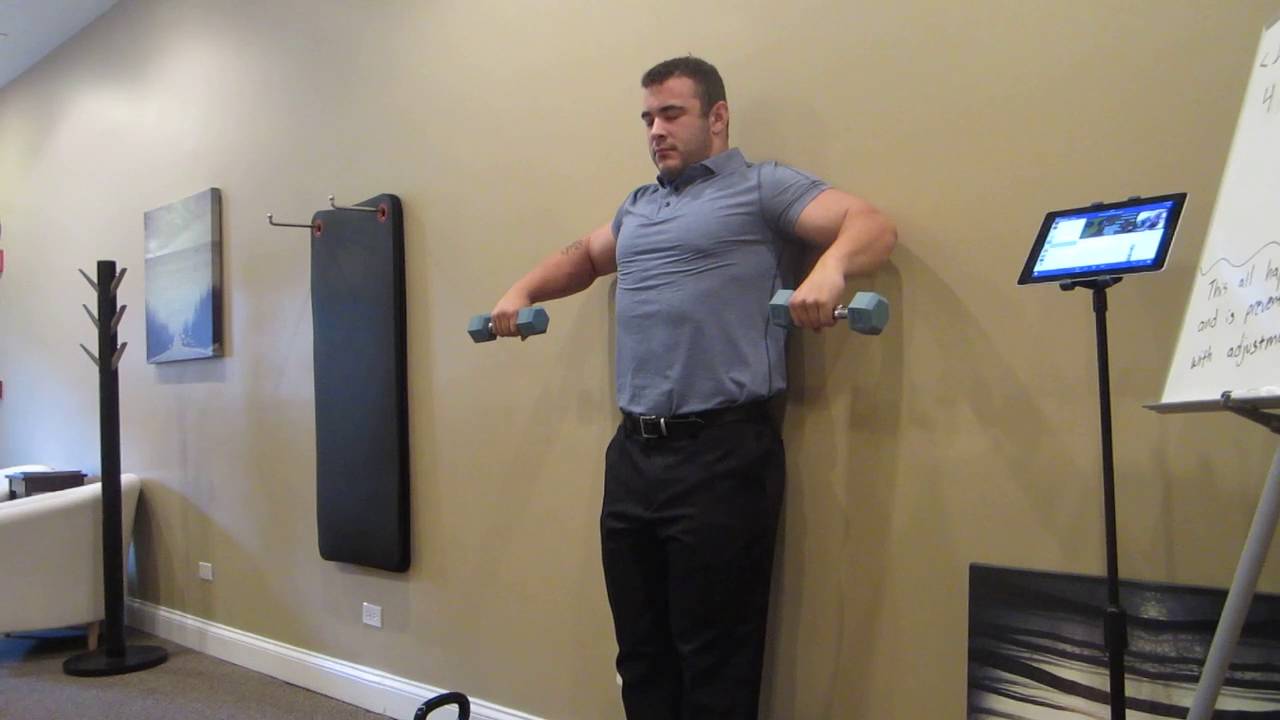 shoulder isometrics - YouTube