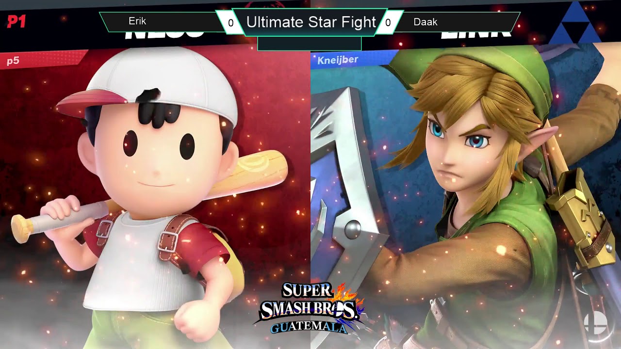 Ultimate Star Fight 2! Erik (Ness) vs Daak (Yoshi, Link) Losers Round ...