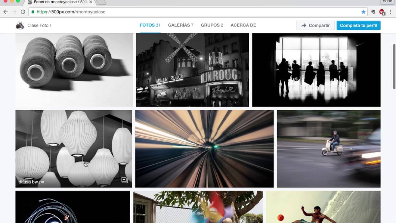 Tutorial 500px - YouTube