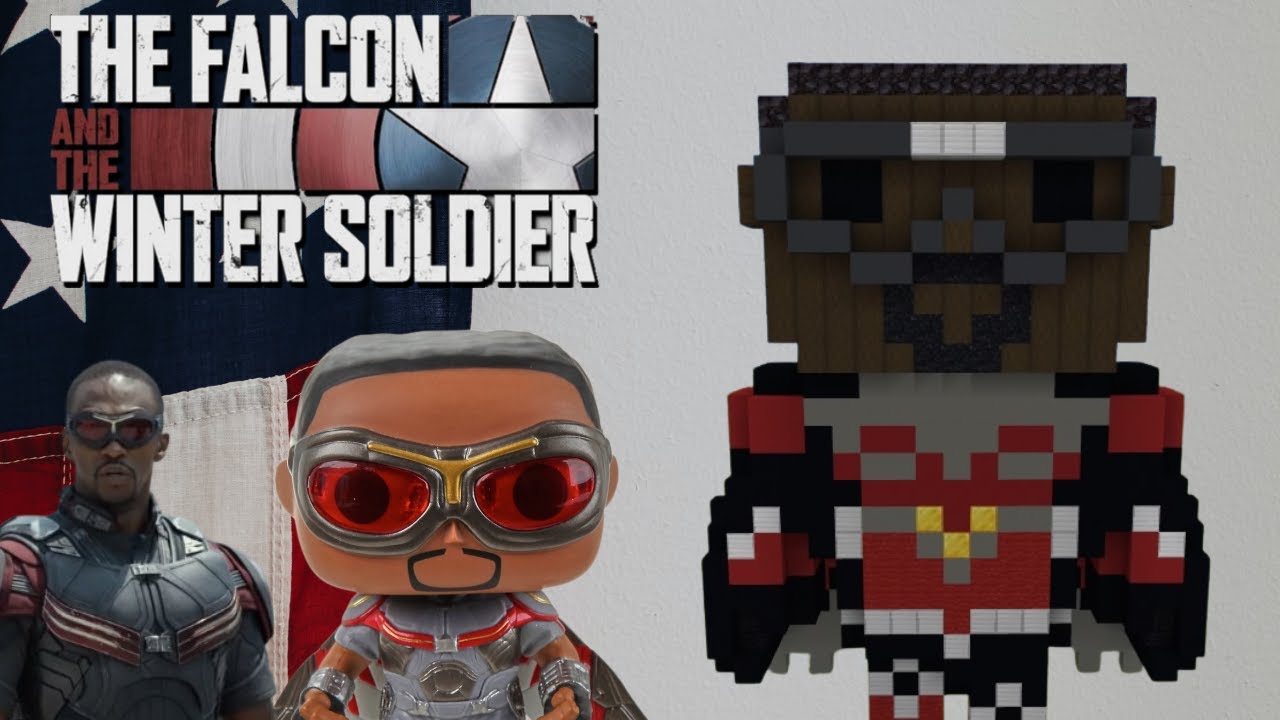 How to Build Falcon from The Falcon and the Winter Soldier in Minecraft ...