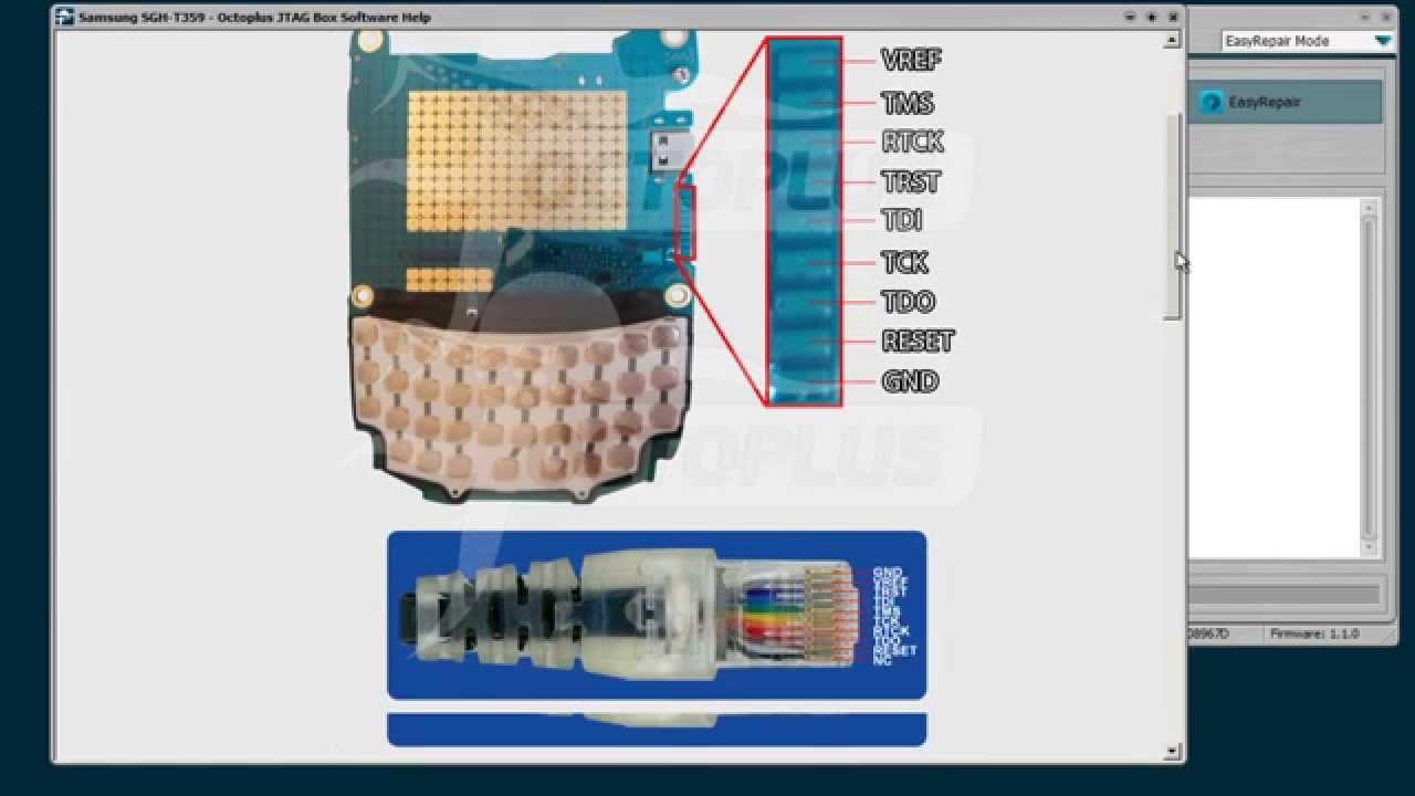 Samsung SGH-T359 Repair with Octoplus JTAG - YouTube