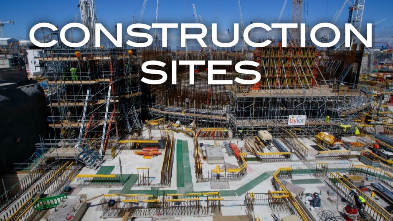 ENGINEERING | DIFFERENT CONSTRUCTION SITES | BIRDSEYE VIEWS - YouTube