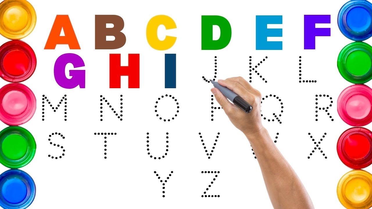 ABCD, learn alphabet a to z, a for apple, b for ball, phonics song ...