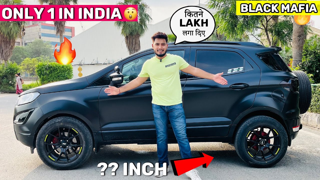 🔥😱 ये है Black Mafia Ford Eco Sport Full Khatarnak Modified - YouTube