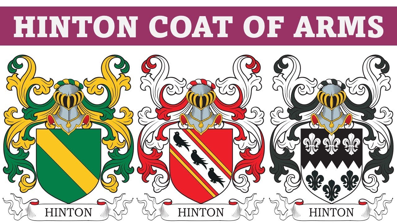 Hinton Coat of Arms & Family Crest - Symbols, Bearers, History - YouTube