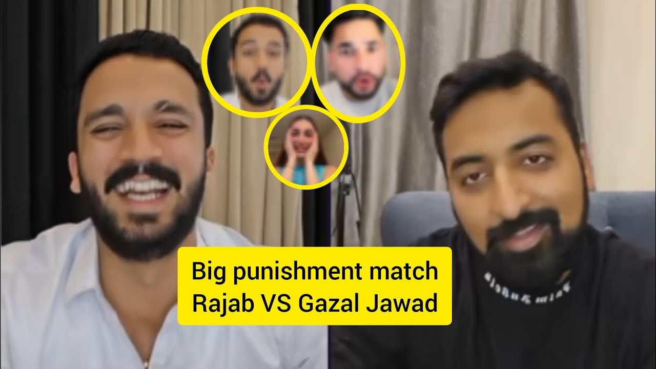 Big punishment match Rajab VS Gazall Jawab🤣tiktok live match video ...