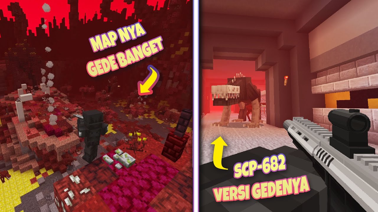 Map Survival Minecraft Tema SCP, untuk Minecraft MCPE dan Bedrock - YouTube