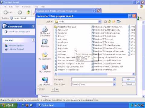 More Advanced Features Of Windows XP - Windows Control Panel Options ...