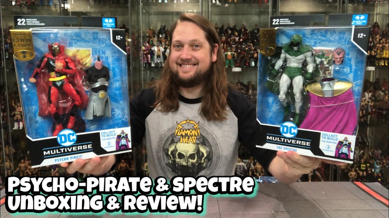 Spectre & Psycho Pirate McFarlane Crisis On Infinite Earth Unboxing ...